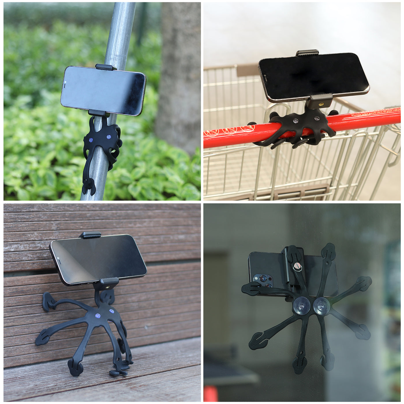 WixGear Cell Phone Octopus Tripod, Universal Smartphone Holder Octopus